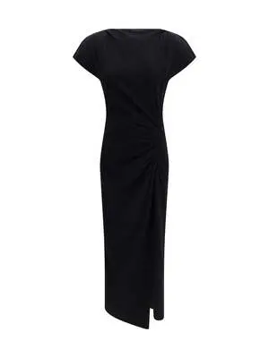 Isabel Marant Étoile Nadela Cotton Jersey Dress - Black