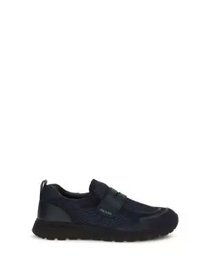 Prada Mesh Loafers - Blue