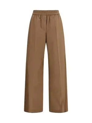 Brunello Cucinelli Brunello Cucinelli Wide Leg Trousers Brown