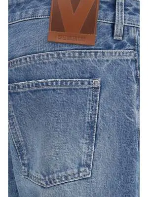 Valentino Garavani Straight-leg Jeans In Medium Denim