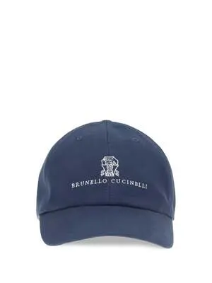 Brunello Cucinelli Logoed Baseball Hat - Blue