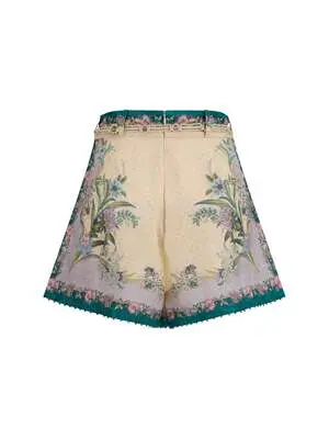 Zimmermann Indra Pleated Shorts