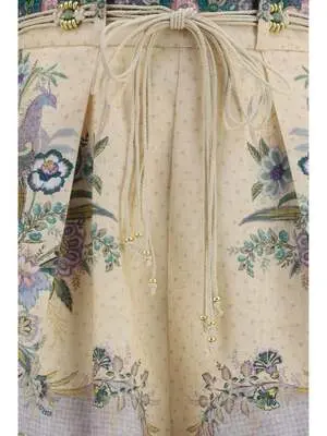 Zimmermann Indra Pleated Shorts