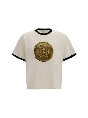 Versace Cotton Jersey T-shirt With Poplin Balloo