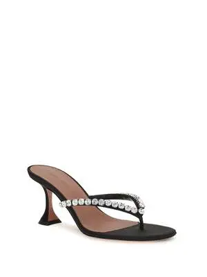 Amina Muaddi Gigi Crystal-embellished Thong Sandals