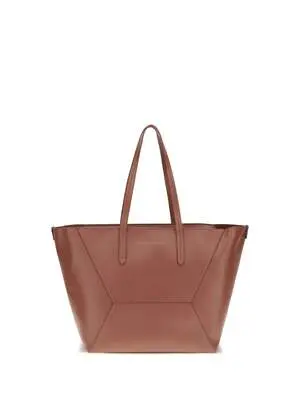Brunello Cucinelli Leather Tote Bag - Red