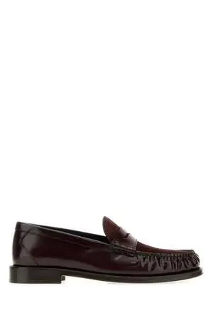 Brunello Cucinelli Soft Suede Tassel Loafers - Red