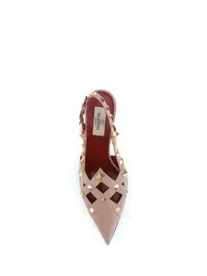 Valentino Garavani Studded Slingback Pumps - Pink