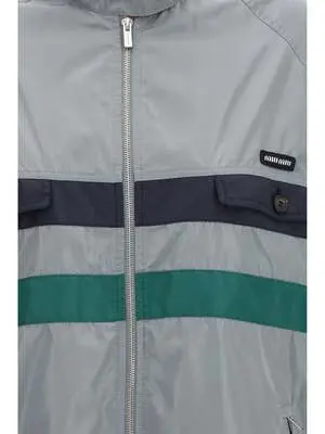 Miu Miu Technical Silk Jacket