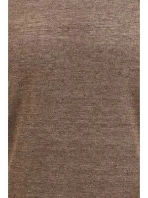 Brunello Cucinelli Linen And Cotton Crewneck T-shirt