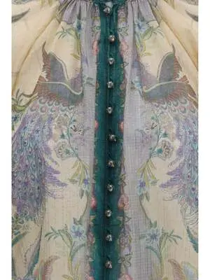 Zimmermann Indra Ruffle Shirt - Multicolor