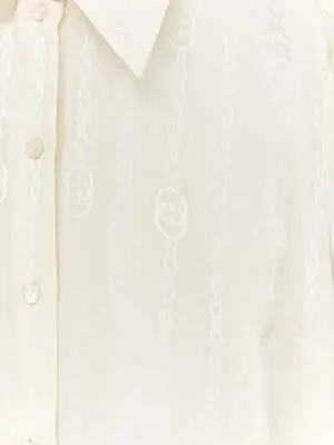 Gucci Silk Shirt With Iconic Print