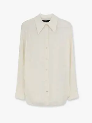 Gucci Silk Shirt With Chain And Incrocio Gg Motif - Multicolor