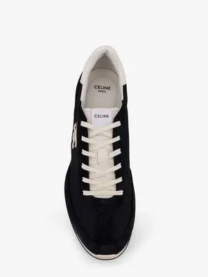 Celine Nylon Racer Sneakers With Triomphe Logo On The Side