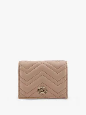 Gucci Gg Marmont Quilted Leather Wallet - Multicolor
