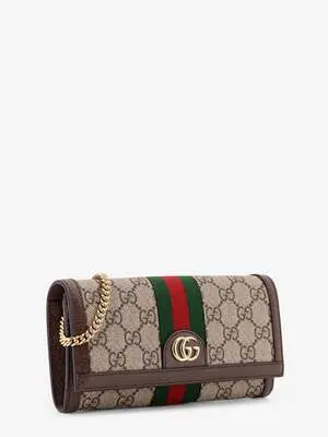 Gucci Ophidia Gg Supreme Canvas And Leather Crossbody Bag - Cream
