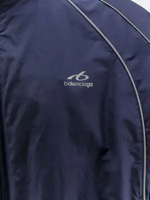 Balenciaga Track Jacket With Logo - Multicolor