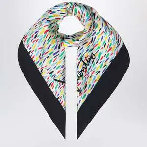Valentino Garavani Silk Scarf With Print - Multicolor