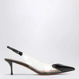 Alaïa Le Coeur Patent Leather Slingback Pumps - Black