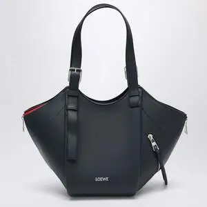 Loewe Layered Hammock Flip Leather Bag - Multicolor