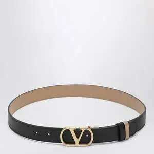 Valentino Garavani Reversible Vlogo Signature Belt - Black