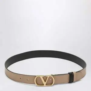 Valentino Garavani Reversible Vlogo Signature Belt - Black