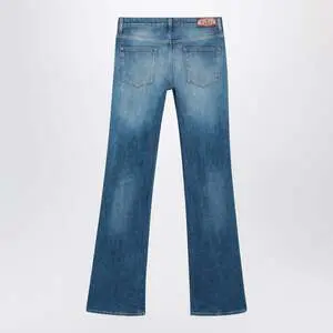 Gucci Low-rise Flare Jeans With Horsebit Detail - Blue