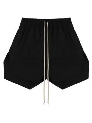 Rick Owens Cotton Shorts - Black