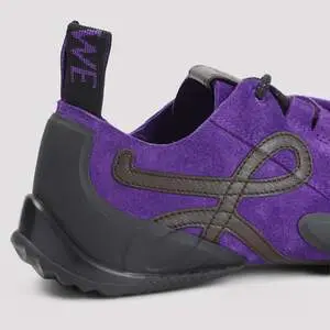 Loewe Grip Suede Calfskin Sneakers With Climbing-inspired Silhouette - Brown