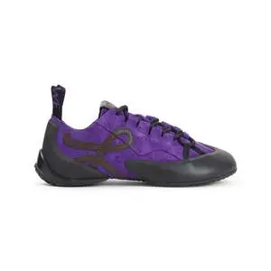 Loewe Grip Suede Calfskin Sneakers With Climbing-inspired Silhouette - Brown