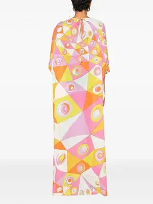 Emilio Pucci Iride-print Long Kaftan