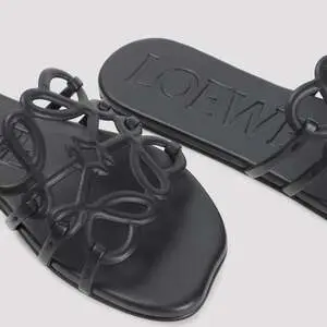 Loewe Anagram Petal Slide Sandals