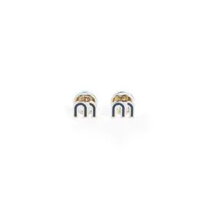 Miu Miu Brass Earrings - Black