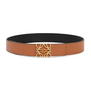 Loewe Reversible Anagram Belt - Brown