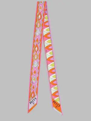 Emilio Pucci Bandeau In Twill Di Seta - Multicolor