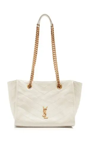 Saint Laurent Niki East/west Small Shopping Bag - White