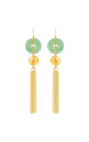 BEN-AMUN Exclusive Drop 24k Gold-plated Brass Earrings - Multi