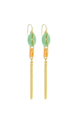 BEN-AMUN Exclusive Drop 24k Gold-plated Brass Earrings