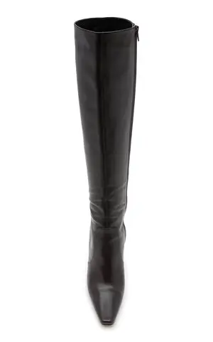 Saint Laurent 77 110 Cuir Dorada Knee-high Boots