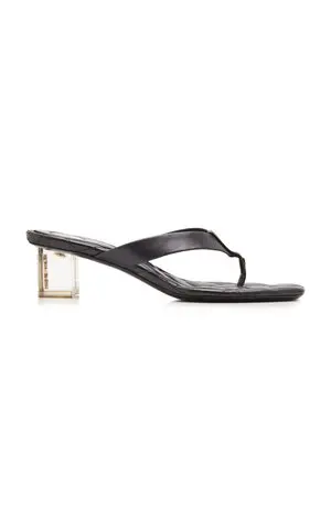 Saint Laurent Ice 45 Entredoigt Mule Sandals
