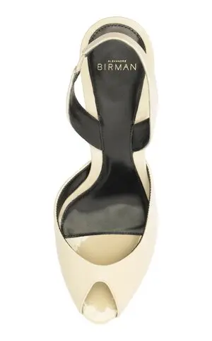 ALEXANDRE BIRMAN Miranda Patent Leather Slingback Pumps