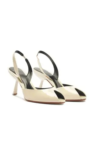 ALEXANDRE BIRMAN Miranda Patent Leather Slingback Pumps