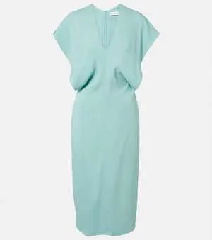 Stella McCartney Draped Midi Dress - Blue