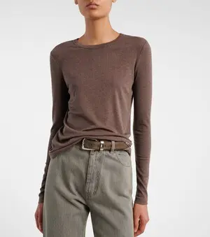 Max Mara Ribbed-knit T-shirt