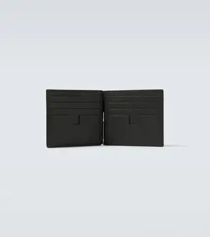 TOM FORD Leather Bifold Wallet - Green