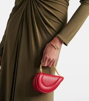BVLGARI Serpenti Cuoricino Mini Leather Top-handle Bag