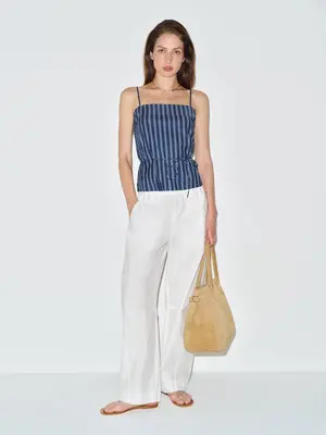 REFORMATION Agusta Sleeveless Top - Blue