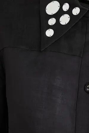 Zimmermann Embellished Ramie Shirt