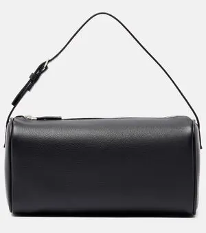 THE ROW 90s Small Leather Top-handle Bag - Black