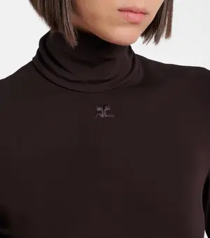 COURREGES Courrèges Jersey Turtleneck Sweater